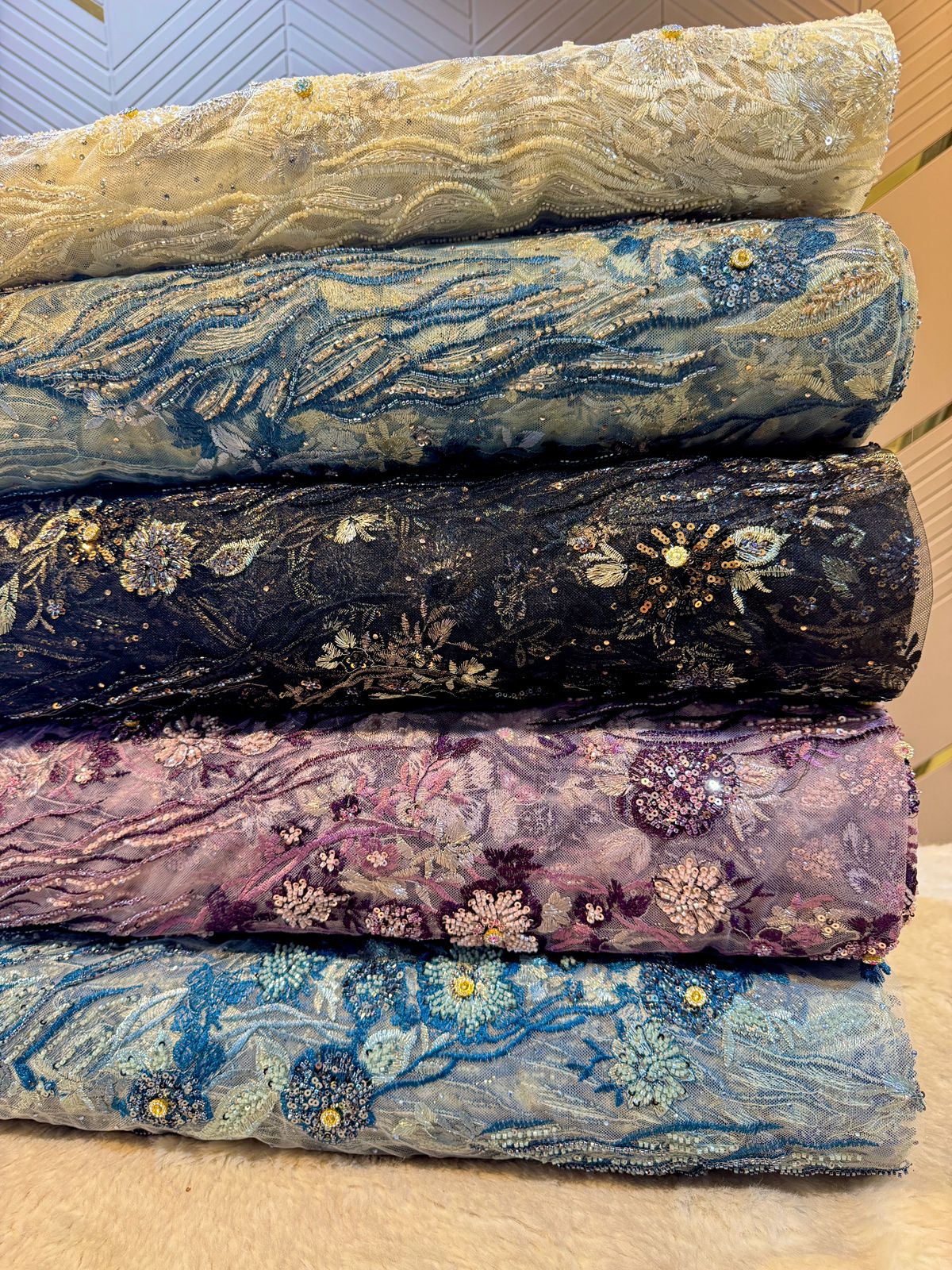 Royal Riffa Handwork Net Embroidery 50 Inch Width – Fabric Forever