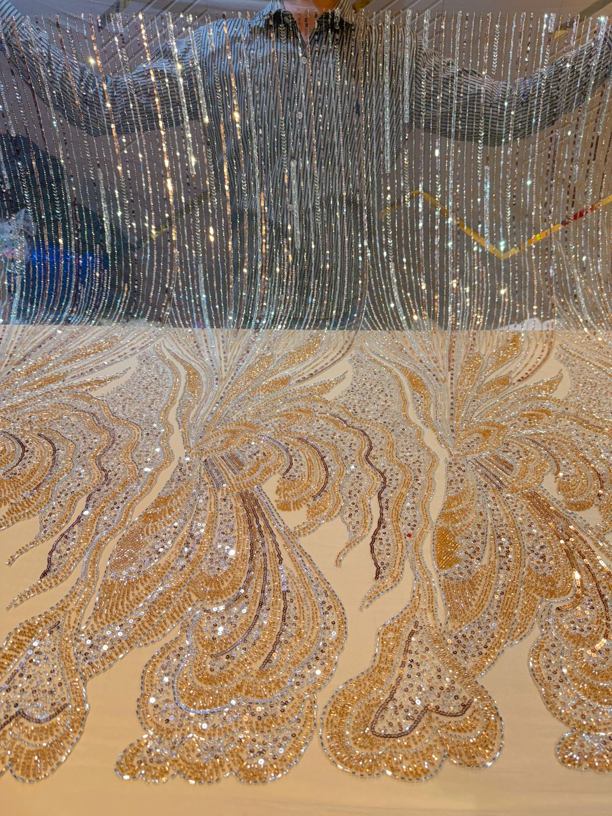 Sasha Imported Net Hand Embroidery 54 Inch width (R) – Fabric Forever