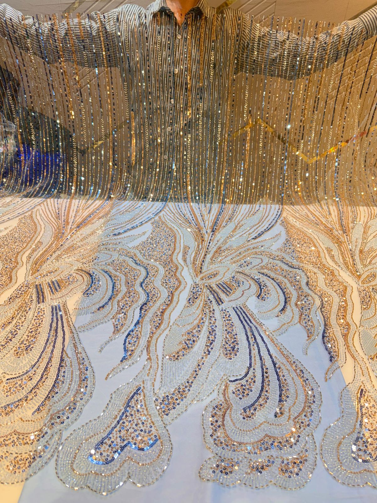 Sasha Imported Net Hand Embroidery 54 Inch width (R) – Fabric Forever