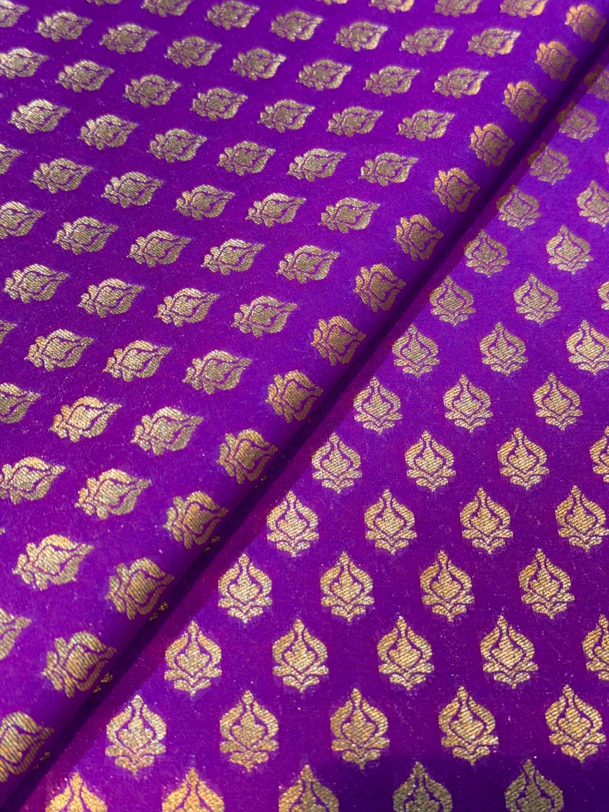 Purple Pure Silk Brocade 44 inch Width (P) – Fabric Forever