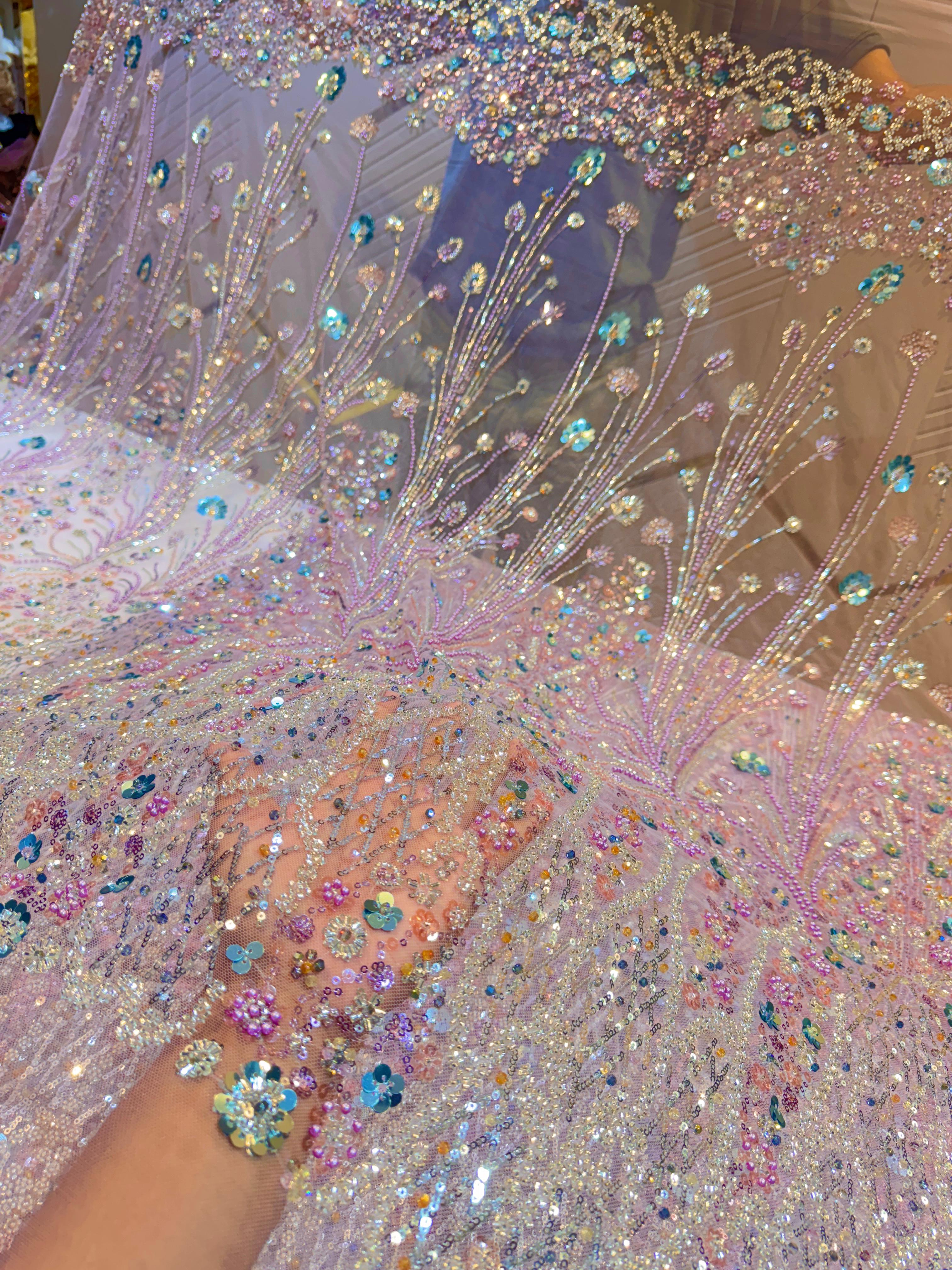 Net Handwork Embroidery 54 inch width – Fabric Forever